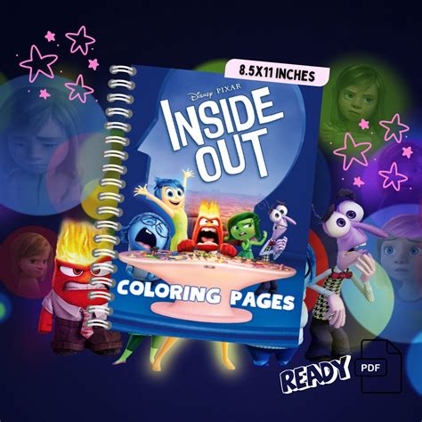 Disney Pixar Inside Out Coloring Book Disney Coloring Free Inside Out