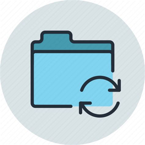 Files Folder Storage Sync Syncronization Icon Download On Iconfinder