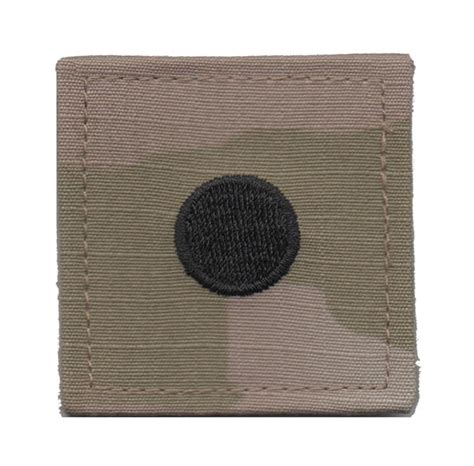 Rank 2lt Cadet Rotc 2x2 Ocp With Hook Fastener