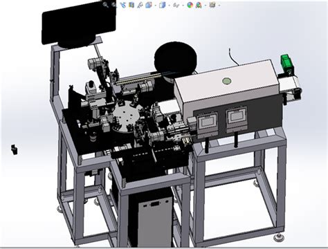【鸿达】电子产品制造设备 电感器组装焊接点胶机3d模型下载三维模型solidworks模型 制造云 产品模型