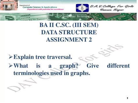 Ppt Ba Ii Csc Iii Sem Data Structure Assignment 2 Powerpoint
