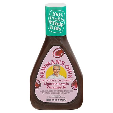 Newmans Own Lite Vinaigrette Balsamic Fig App