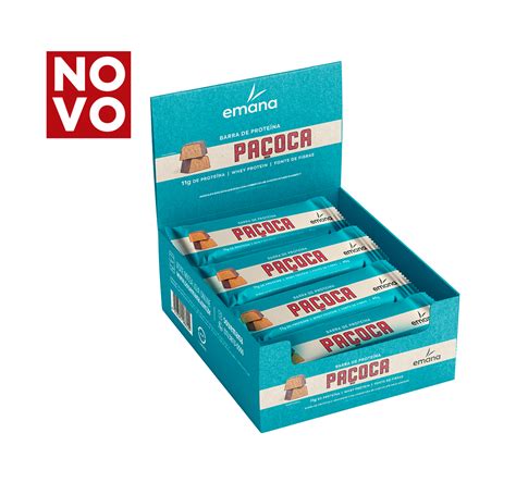 Caixa 12 Barras De ProteÍna PaÇoca