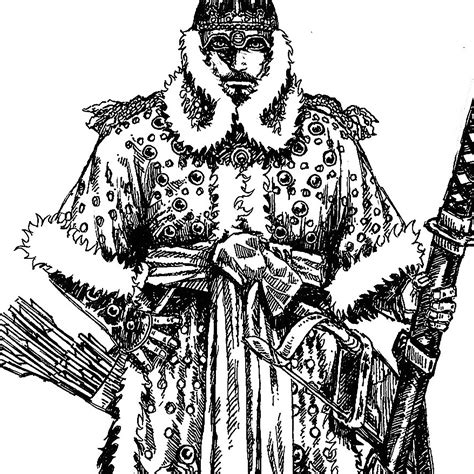 임진왜란 5인 펜화 일러스트 By 정찬우 노트폴리오