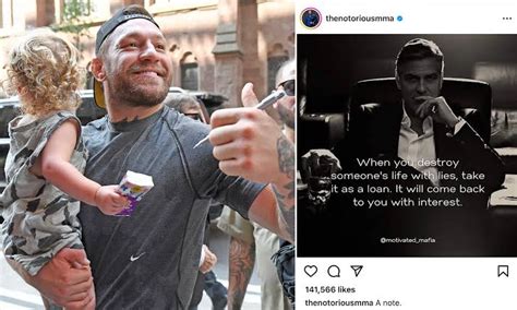 Ufc Star Conor Mcgregor Posts Cryptic Note About Destroying Someone