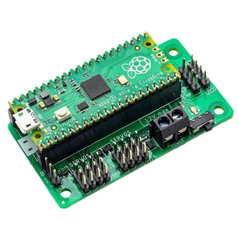 Simply Servos Board For Raspberry Pi Pico The Pi Hut