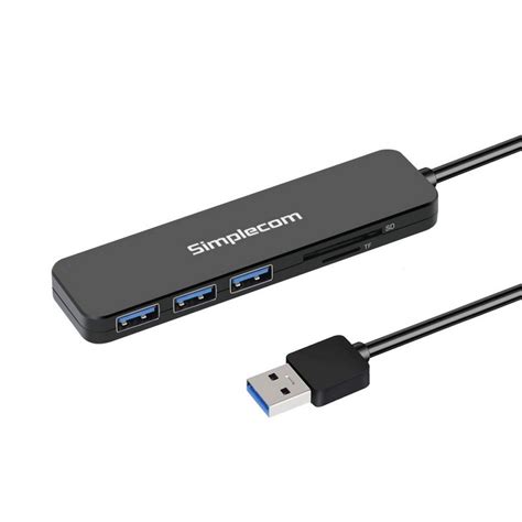 Simplecom Port USB Hub With MicroSD Card Reader CH Crox Development