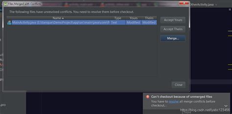 Android Studio使用git提交、分支、切换、合并android Studio Gitlab代码 Csdn博客