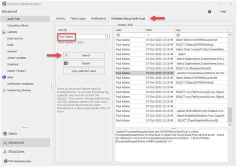 Solidworks Manage Database Debug Log