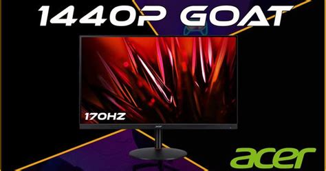 Acer Nitro XV320QULV 31,5" WQHD Gaming Monitor mit 170Hz für 289 ...