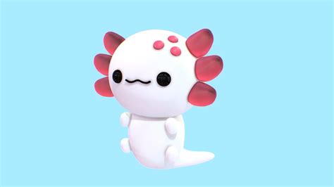 Axolotl A 3d Model Collection By Kugonah Kugonah Sketchfab