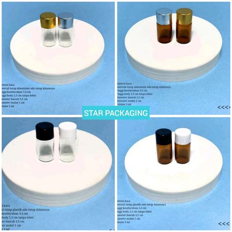 Jual Botol Kaca Vial 3ml Botol Kaca Tester 3ml Botol Kaca 3ml Botol