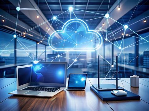 Photography Showcase Of The Next Generation Cloud Technology Premium Ai Generated Image