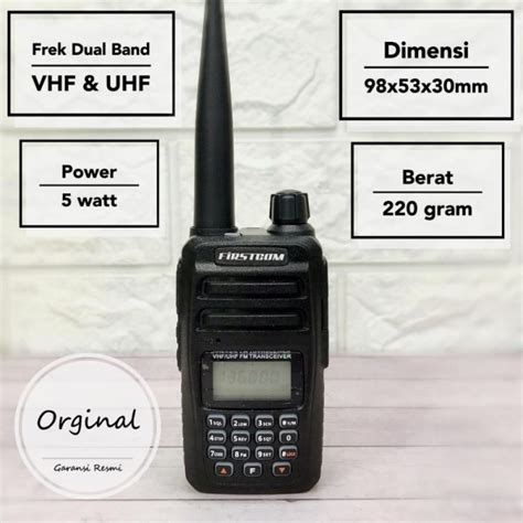 Jual Ht Firstcom Fc 21r Vhf 5w Firstcom Dual Band Fc21r Fc21 Di Seller Noelle Cengkareng