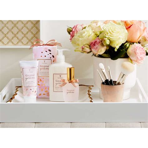 Thymes Goldleaf Gardenia Reed Diffuser