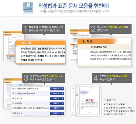 회의보고서 3건 모음전문가 작성가이드 포함 비즈폼 샘플양식 다운로드