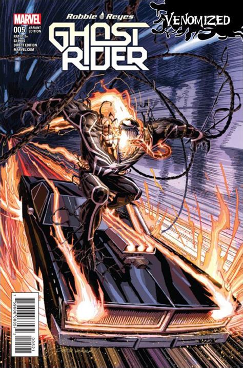 Ghost Rider 5 Dustin Weaver Venomized Variant Cover 2017 VF NM