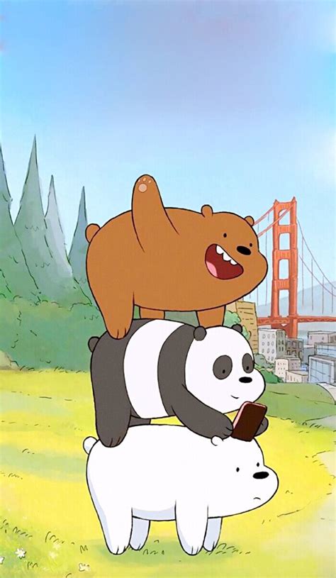 Chọn lọc 58 hình ảnh we bare bears background hd thpthoangvanthu edu vn