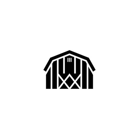 Premium Vector Barn Logo Design Vector Illustration