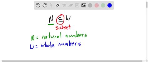 SOLVED The following notation is used ℕ the set of natural numbers 𝕎 the set of whole