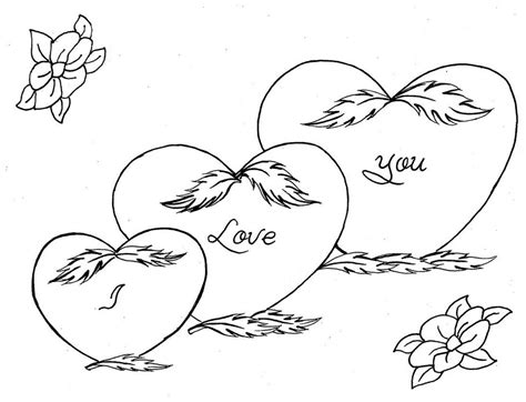 98 Dessins De Coloriage Amour à Imprimer Sur Page 8