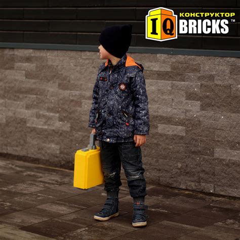 Игрушечный чемодан из конструктора IQ Bricks. Пластиковый конструктор ...
