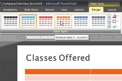 PowerPoint 2007 10 Working with Tables TRẦN MINH TƯỜNG