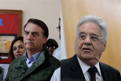 Cara de pau diz Bolsonaro após FHC declarar voto em Lula em 2022