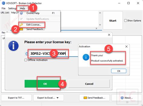 Vovsoft Broken Link Detector Free License Code 2025