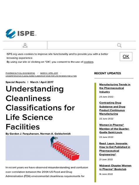 Understanding Cleanliness Classifications For Life Science Facilities