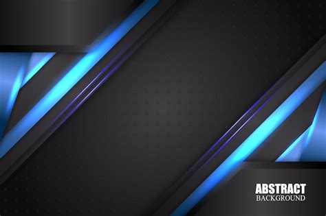 Premium Vector Abstract Background Rectangle Shape With Black And Blue Color