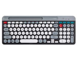 Fashion Phone Slot Portable Wireless Bluetooth Dual Mode Keyboard Shop Today Get It Tomorrow