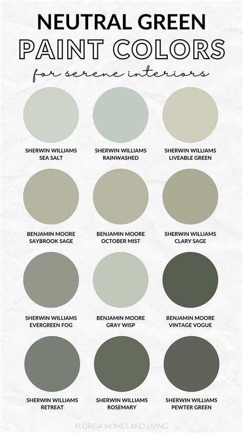 Neutral Green Paint Colors Your Guide To Serene Interiors Love Handmade