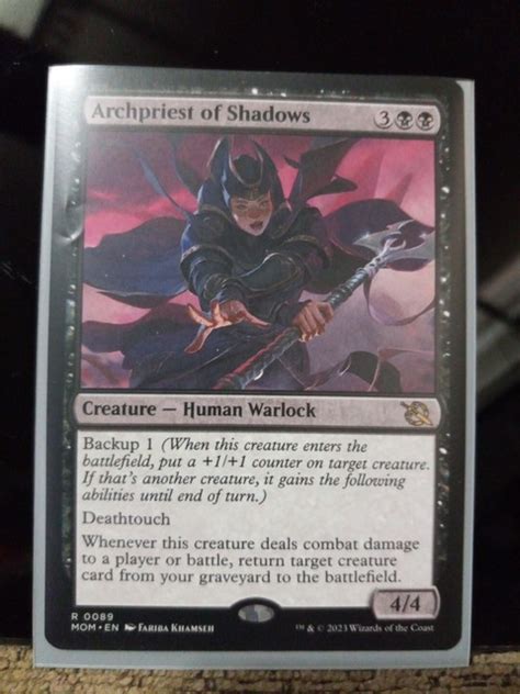 Mtg Archpriest Of Shadows March Of The Machine 0089 Regular Rare For