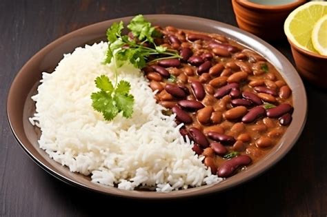 Picture Of Rajma Chawal Premium Ai Generated Image