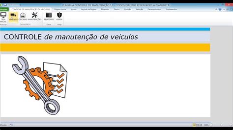 Planilha Excel Para Controle De Manutenção De Ferra