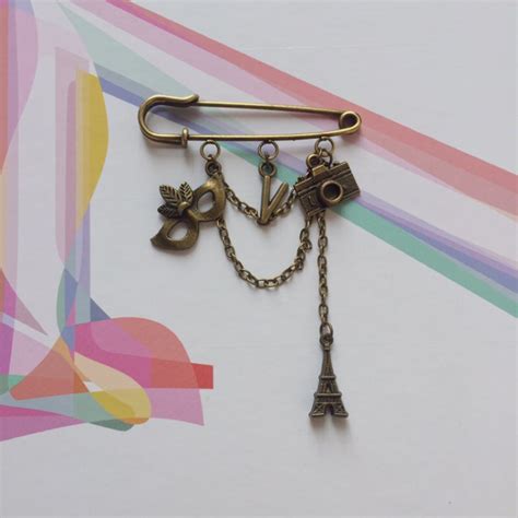 Bts Vante Core Brooch Pin V Kim Taehyung Shopee Malaysia
