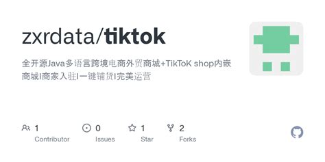 Github Zxrdata Tiktok Java Tiktok Shop I I I