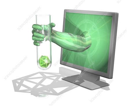 Computer Virus Conceptual Artwork Stock Image F0030319 Science