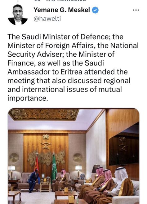 The Saudi Minister Of Defence The Minister Of Foreign Affairs The National Security Adviser