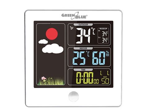 Estación Meteorológica Inalámbrica Exterior Sensor Alarma Pantalla