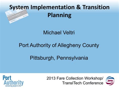 System Implementation Transition Planning