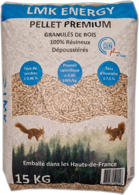 Granulés De Bois Pellet Premium Sac De 15 Kg Leroy Merlin