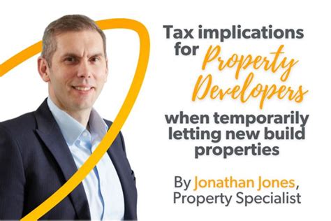 Tax Implications For Residential Property Developers DJH