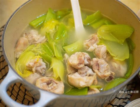《年菜》長年菜蒜頭雞湯（芥菜不變黃秘訣） By 珈常日々雜話曆 愛料理