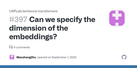 Can We Specify The Dimension Of The Embeddings · Issue 397 · Ukplab