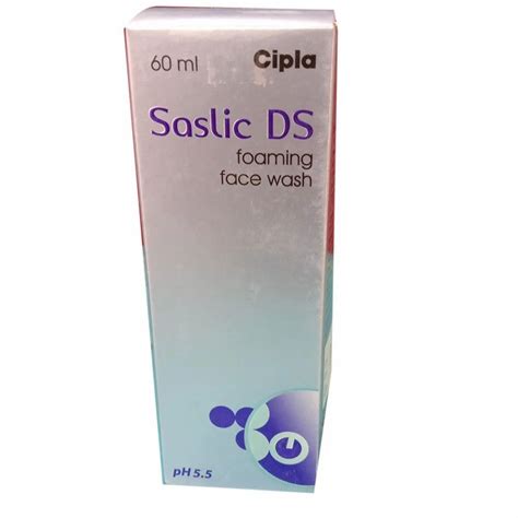 Cipla Medicated 60ml Saslic Ds Foaming Face Wash Gel Age Group