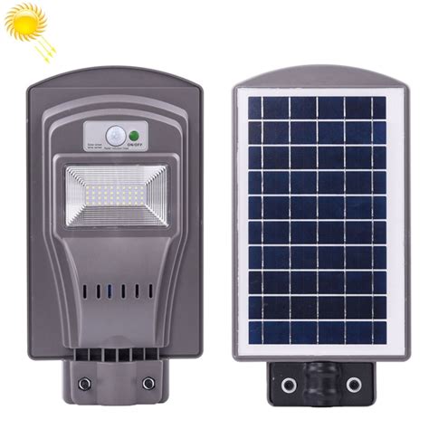 20w Ip65 방수 레이더 센서 조명 제어 태양 광 가로등