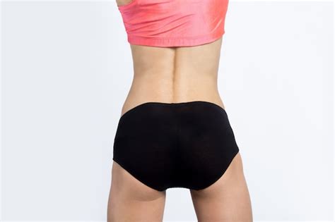 Cool Model Girl With Perfect Butt Close Up Free Photo