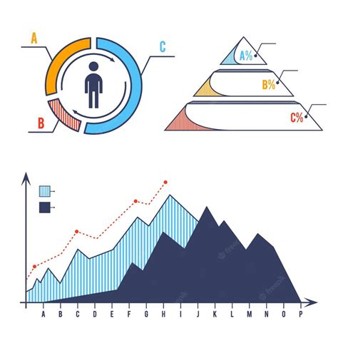 Premium Vector Set Bar Chart Diagram Infographic Elements Concept With Stage Elements